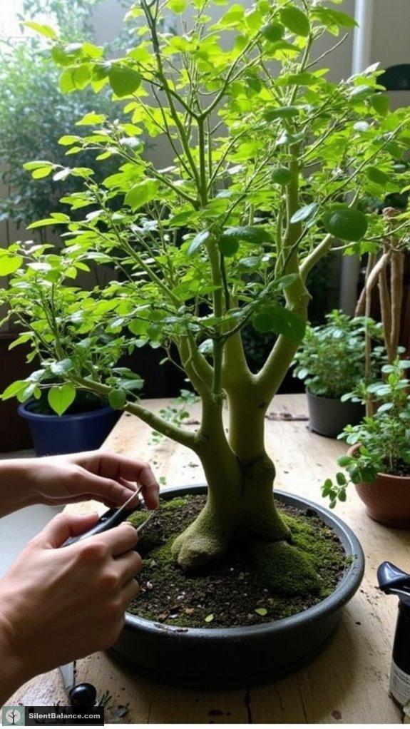 Step-by-Step Guide to Cutting Bonsai Propagation Success - Silent Balance